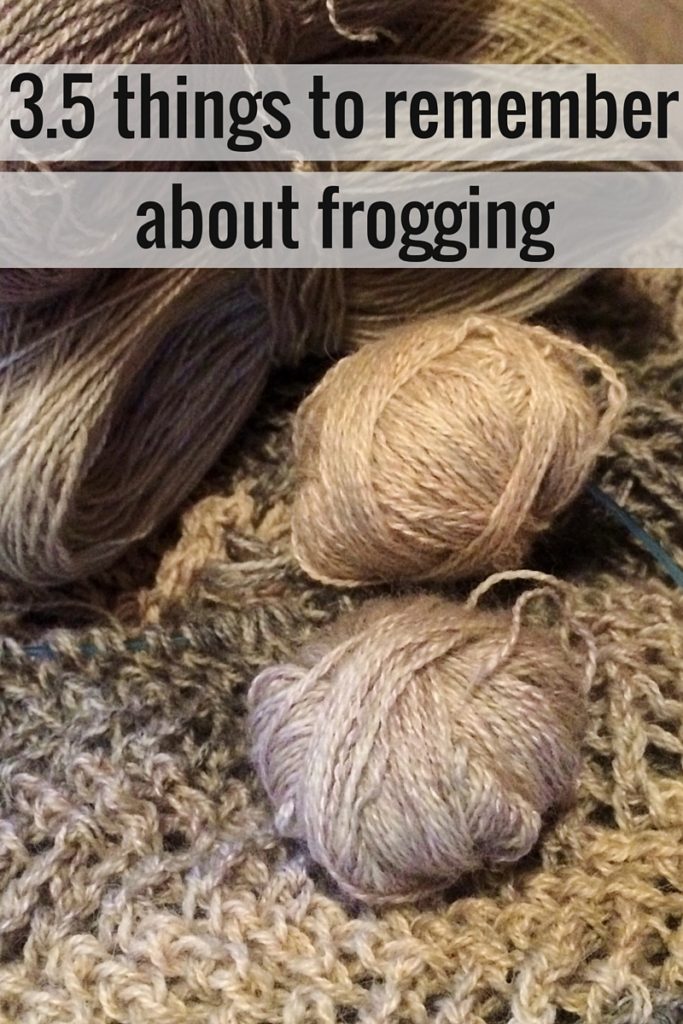 Holly Chayes » Three and a Half Things to Remember About Frogging